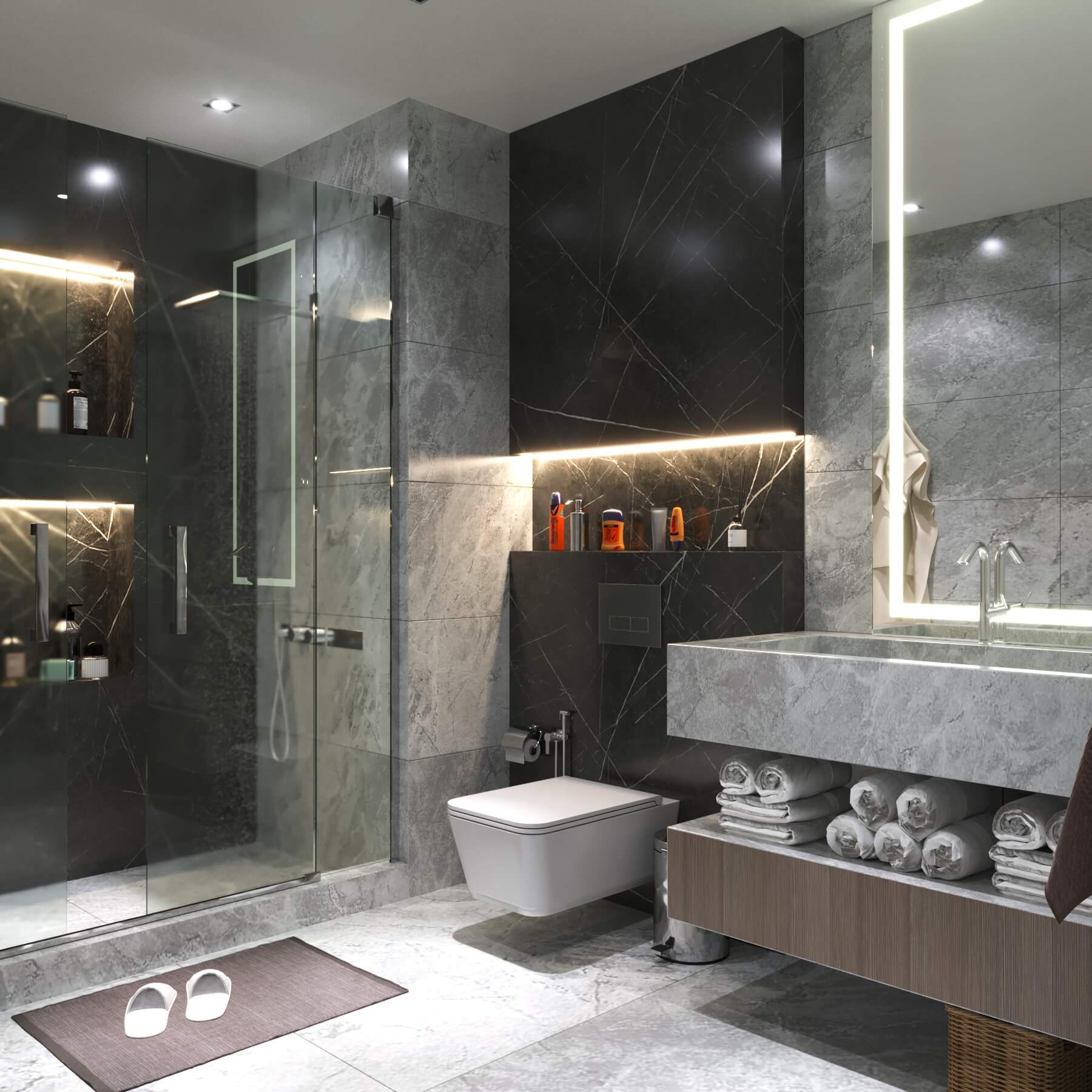 ‎Bathroom - Memar Group - مجموعة معمار