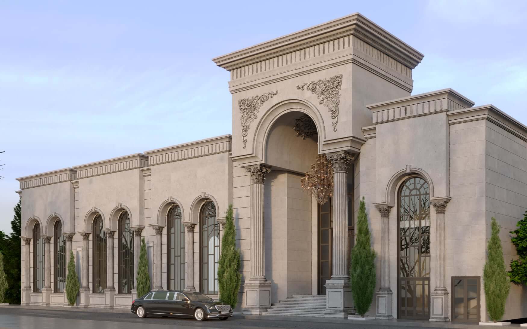 Wedding Hall - Exterior - Memar Group - مجموعة معمار